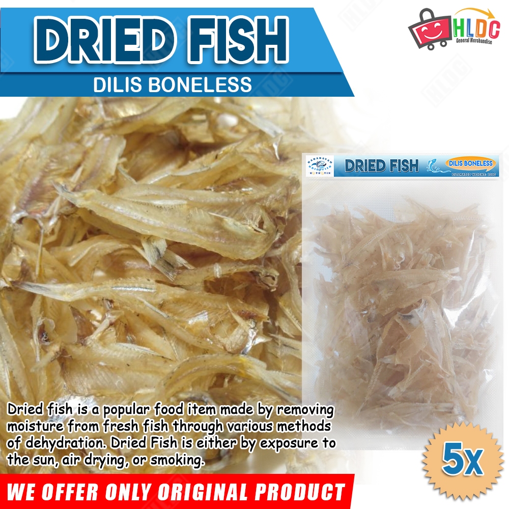 BONELESS DILIS 500g/1kg - Dried fish Dried, Anchovies, Gourmet Dried ...