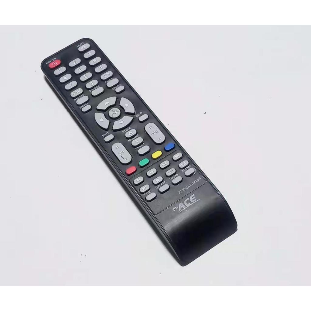ACE LED TV REMOTE CONTROLLER 2200-ENROACE1 2200-ENOOACE1 | Shopee ...
