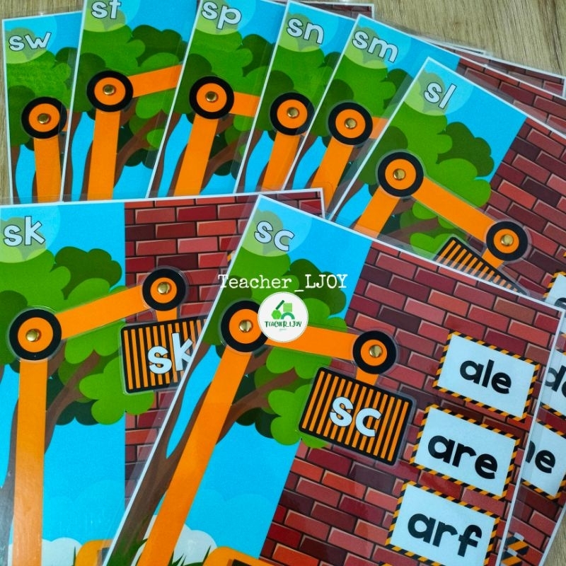 CONSTRUCTION Initial Consonant Blends and Kambal Katinig Words | Shopee ...