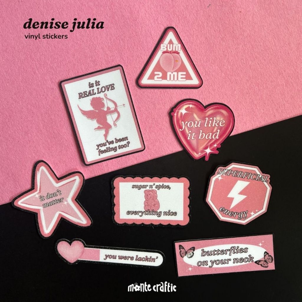 Denise Julia Vinyl Sticker [Per Piece] | monte craftie | Shopee Philippines