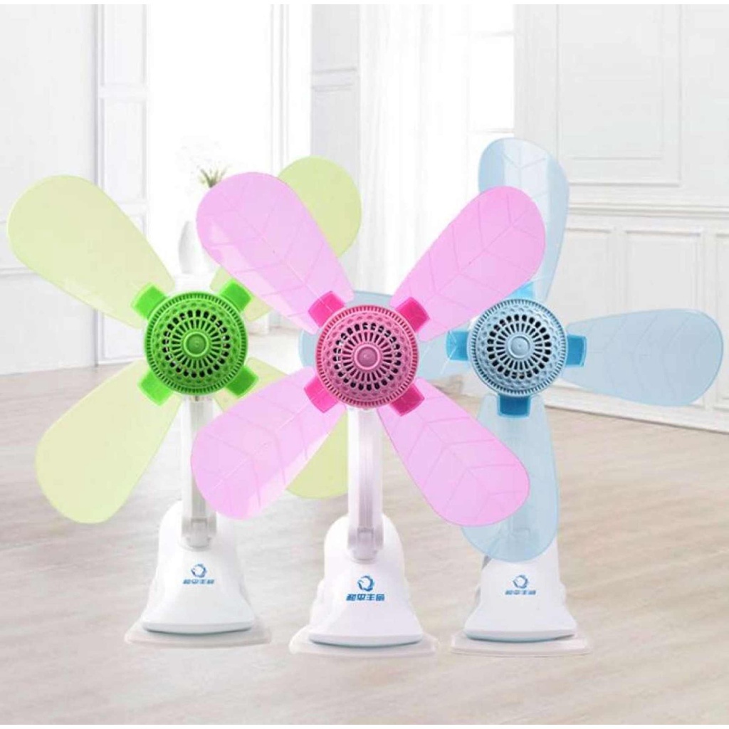Portable 4 Blades Clip Electric Fan(random color) | Shopee Philippines