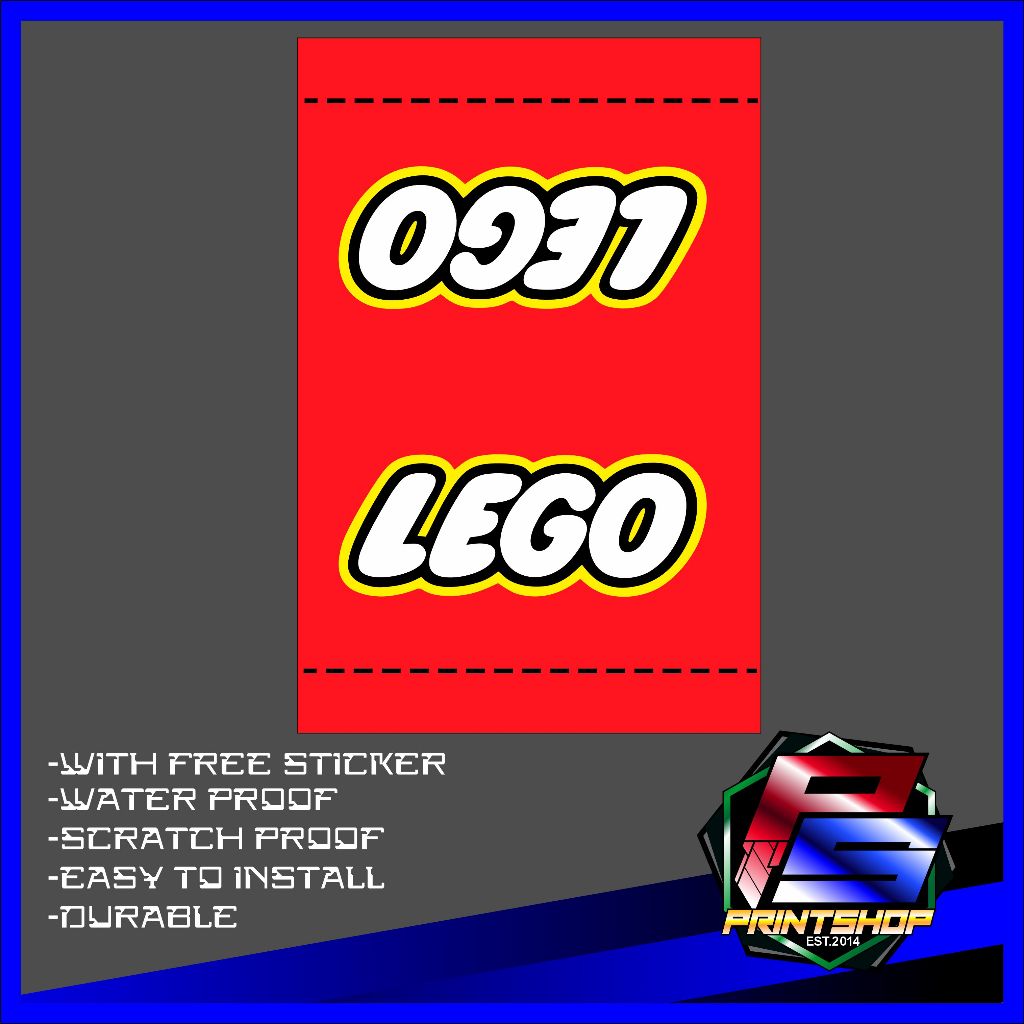 Universal Car Wash Label Lego Trunk Door Tailgate Creative Unique ...