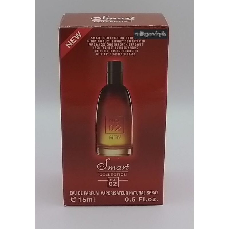 SMART COLLECTION NO. 02 PERFUME FOR MEN 15 ML EDP | Shopee Philippines