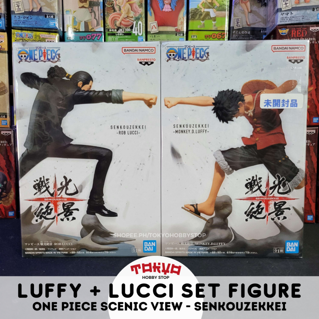 One Piece Figure Scenic View - Monkey D Luffy & Rob Lucci Special Set ...