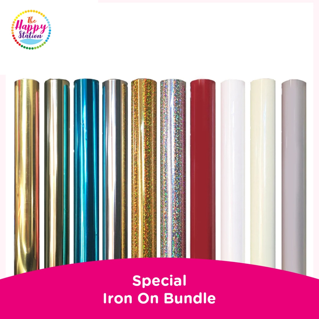THE HAPPY STATION | Special Iron-On Vinyl Sampler Set | Shopee Philippines