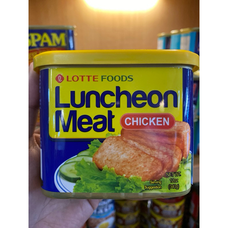 LOTTE FOODS Luncheon Meat Chicken 340g | Shopee Philippines