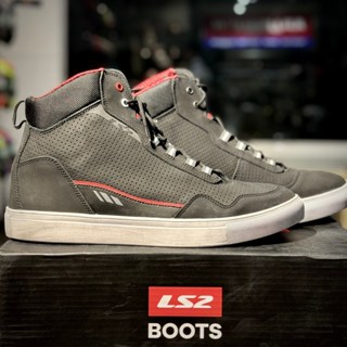 LS2 Riding Boots - Zoe Man (Black Red) | Shopee Philippines