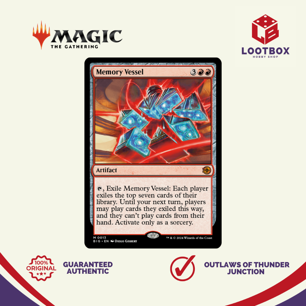 Magic the Gathering: Memory Vessel (Mythic Rare) - Outlaws of Thunder ...