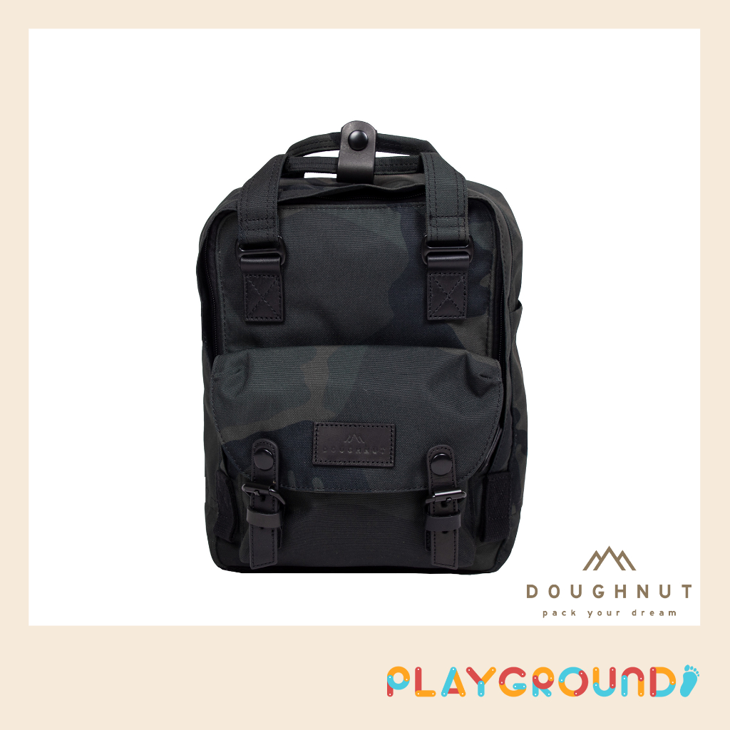 Playground - Doughnut Macaroon Mini Camo Series Army Backpack | Shopee ...