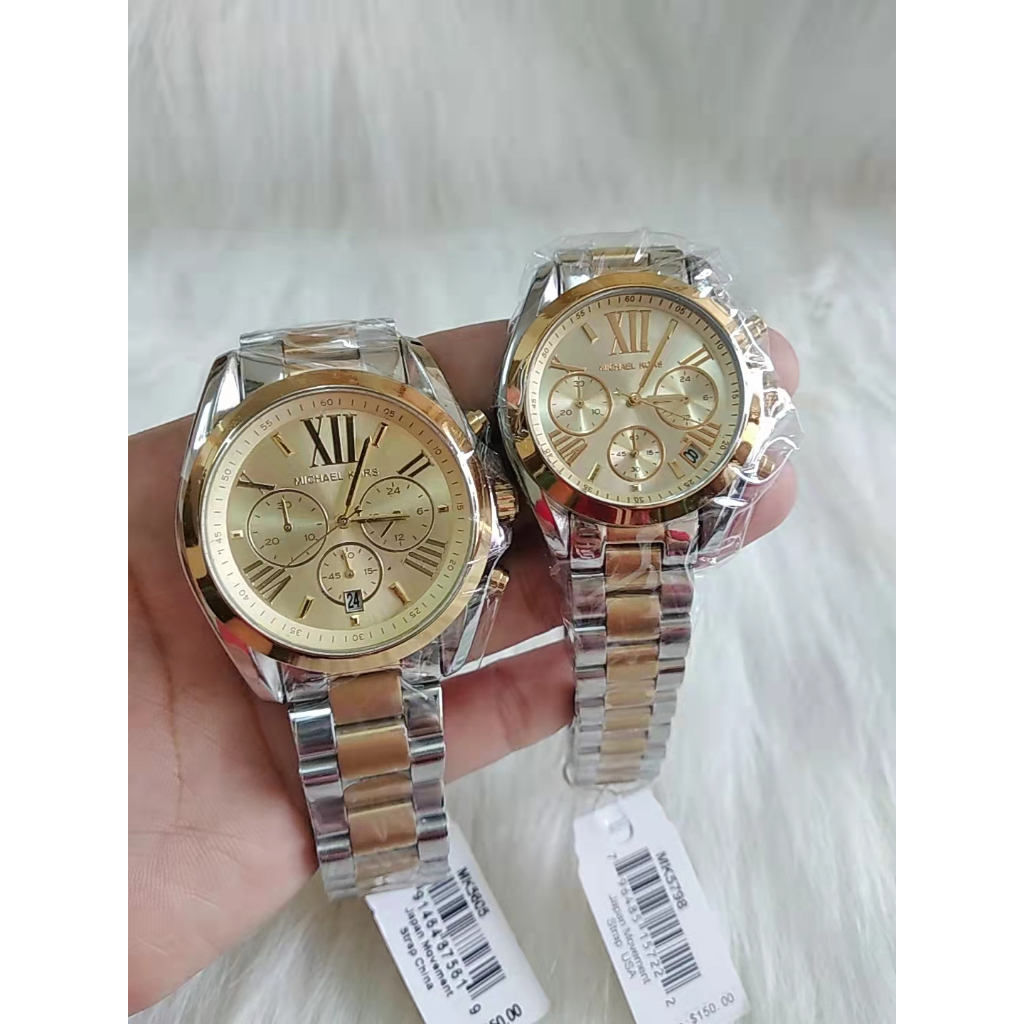 pawnable mk watch bradshaw twotone authentic quality #sold per piece ...