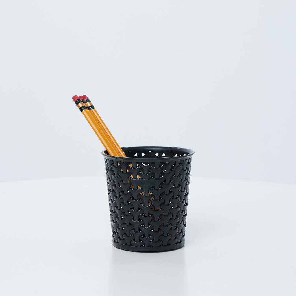 Small Desk Dustbin, Pencil Holder, Mini Trash Can, Office Desk ...