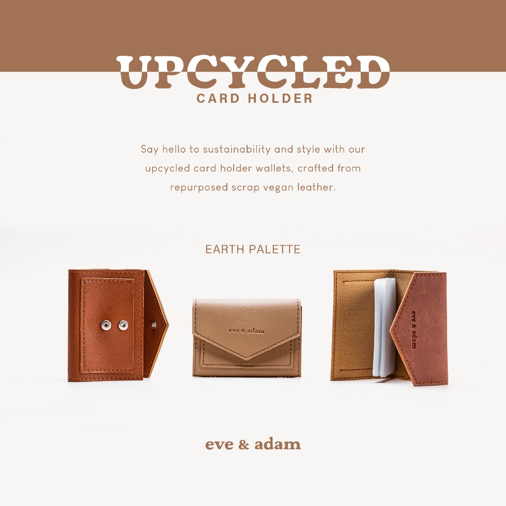 Eve & Adam - Upcycled Card Holder Wallet | Shopee Philippines