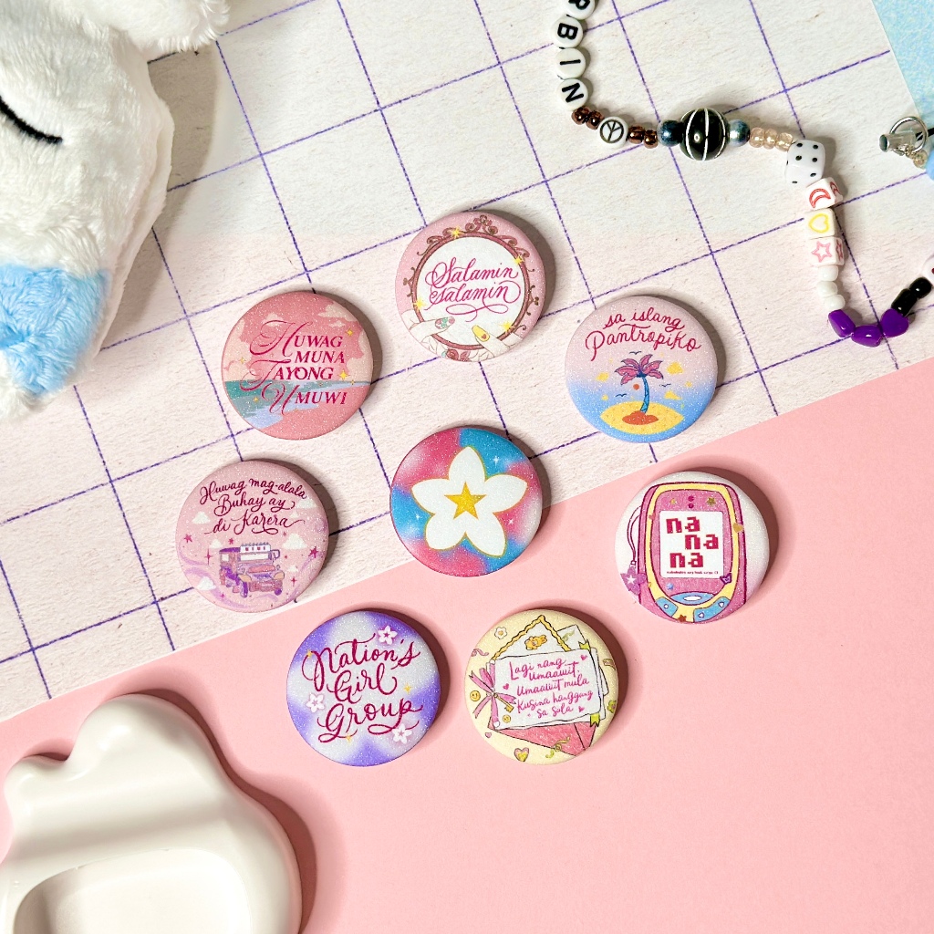 BINI PINS: Pantropiko x HMTU x Salamin x Lagi xKarera Fanart Glittered ...