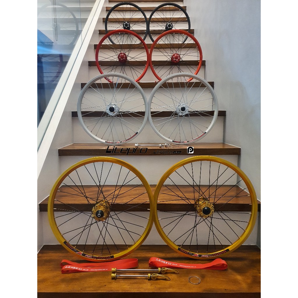 LITEPRO PLUS KFun 20" 406 451 100/135 Bicycle Wheelset Aluminum Alloy ...