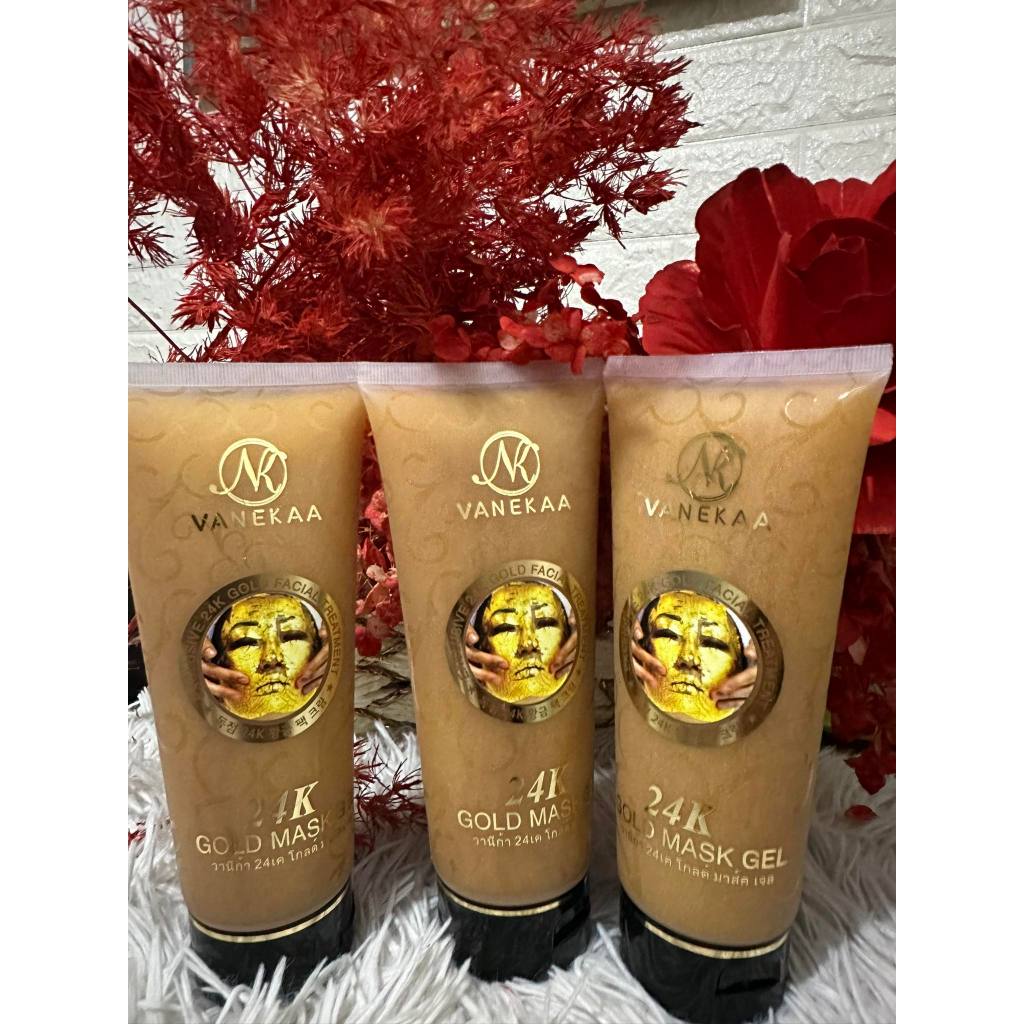 24K GOLD MASK GEL BY VANEKAA FROM THAILAND | Shopee Philippines