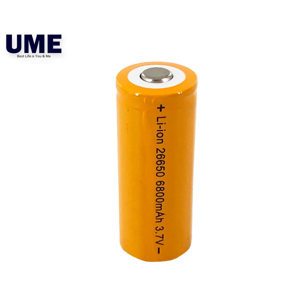 Lithium-ion 26650 3.7v 6800mAh Rechargeable Battery Li-ion High Discharge Long Life Batteries ...