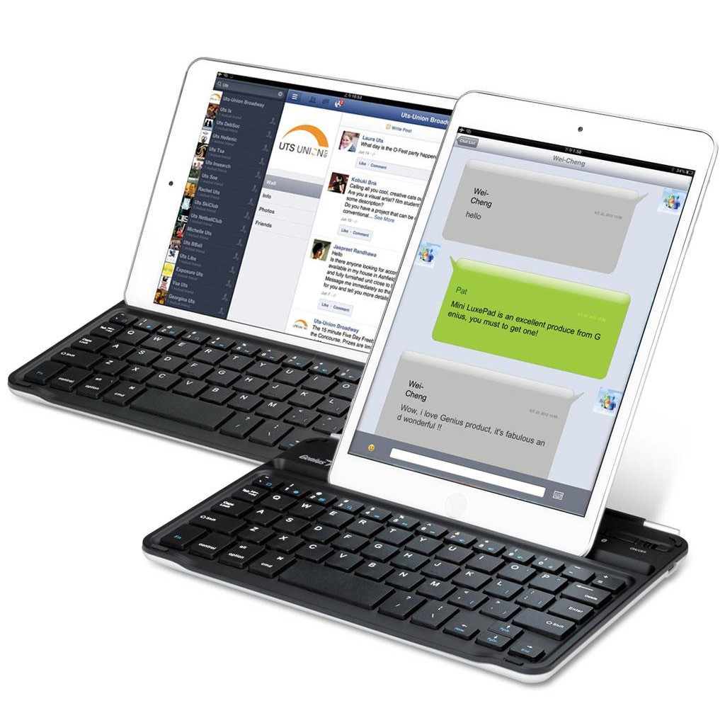 Genius Ultra Thin Mini Keyboard Luxe pad I9010 For iPad | Shopee ...