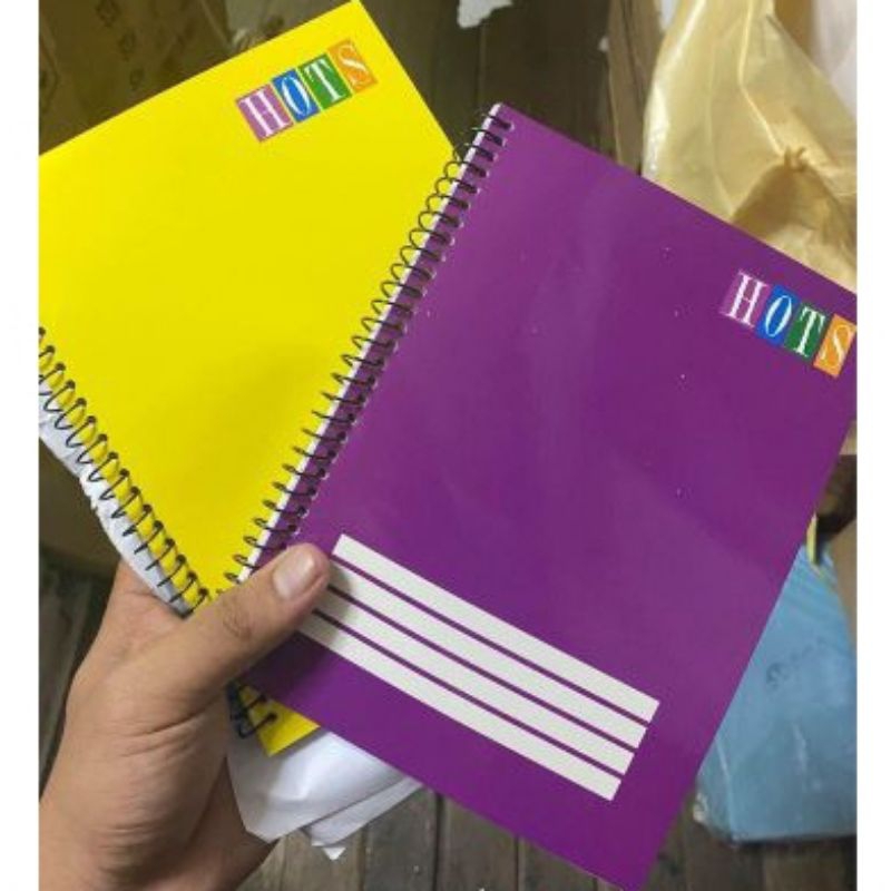 Notebook spiral Hots, pixel and P1 (sold per pack 10pcs) | Shopee ...