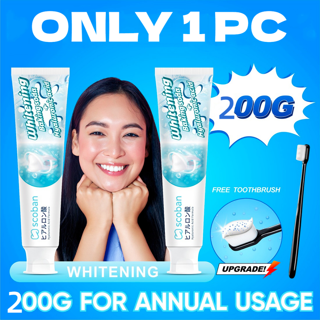 【Upgrade】scoban teeth Whitening toothpaste Peppermint Food Graded ...