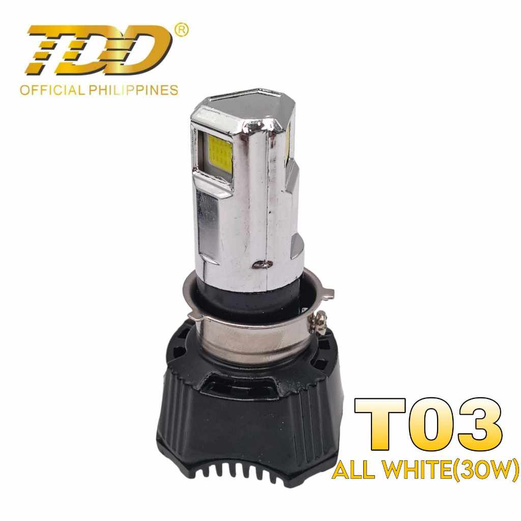 TDD TRI-LED HEADLIGHT (30W) WHITE W/FAN | Shopee Philippines