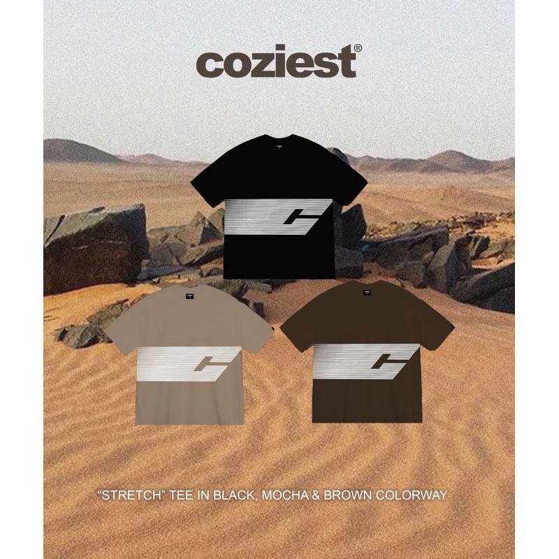Coziest® “Tee” in Mocha, Dark Brown, and Black Colorway | Shopee ...
