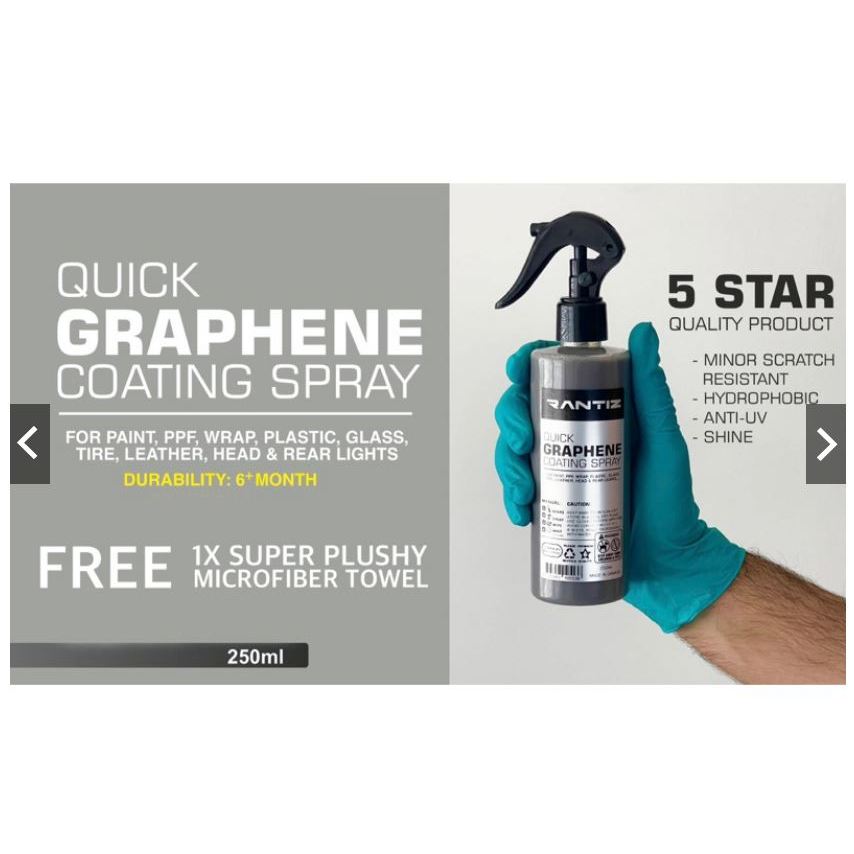 RANTIZ Canada Quick Graphene Coating Spray for cars & motorcycles ...