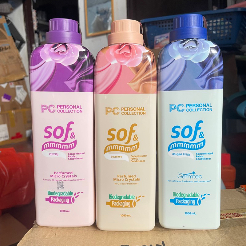 Personal Collection Fabric Conditioner Sof & Mmmmm 1000ML | Shopee ...