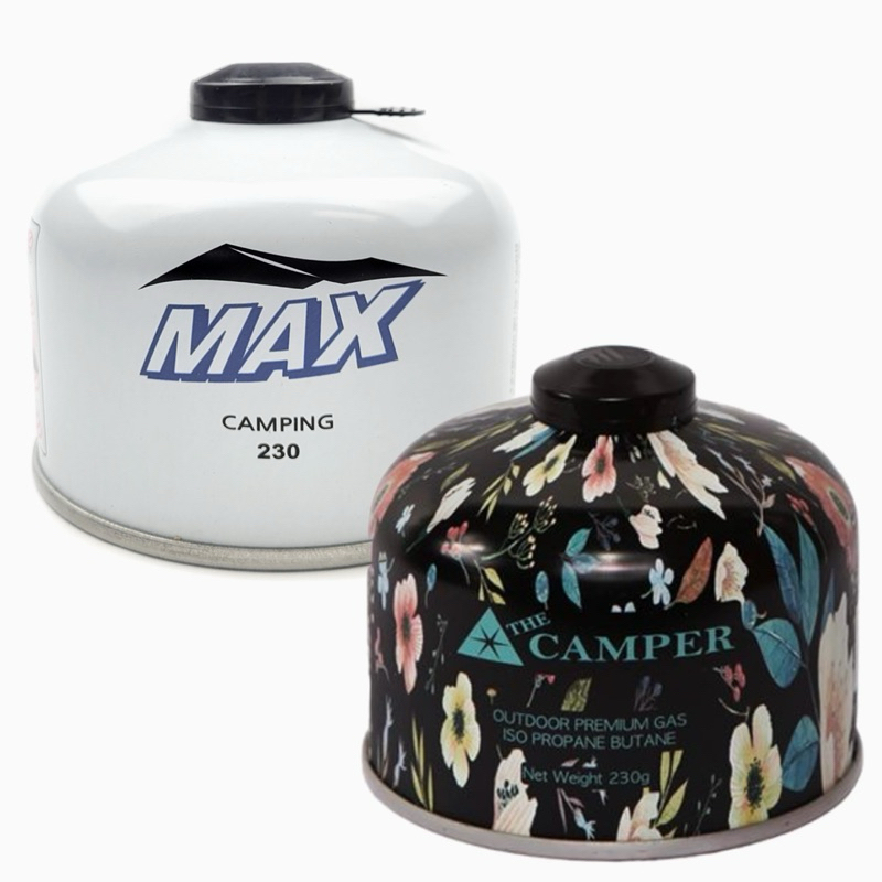 The Camper Camping Butane Gas Screw type Threaded 230g Iso butane Gas ...