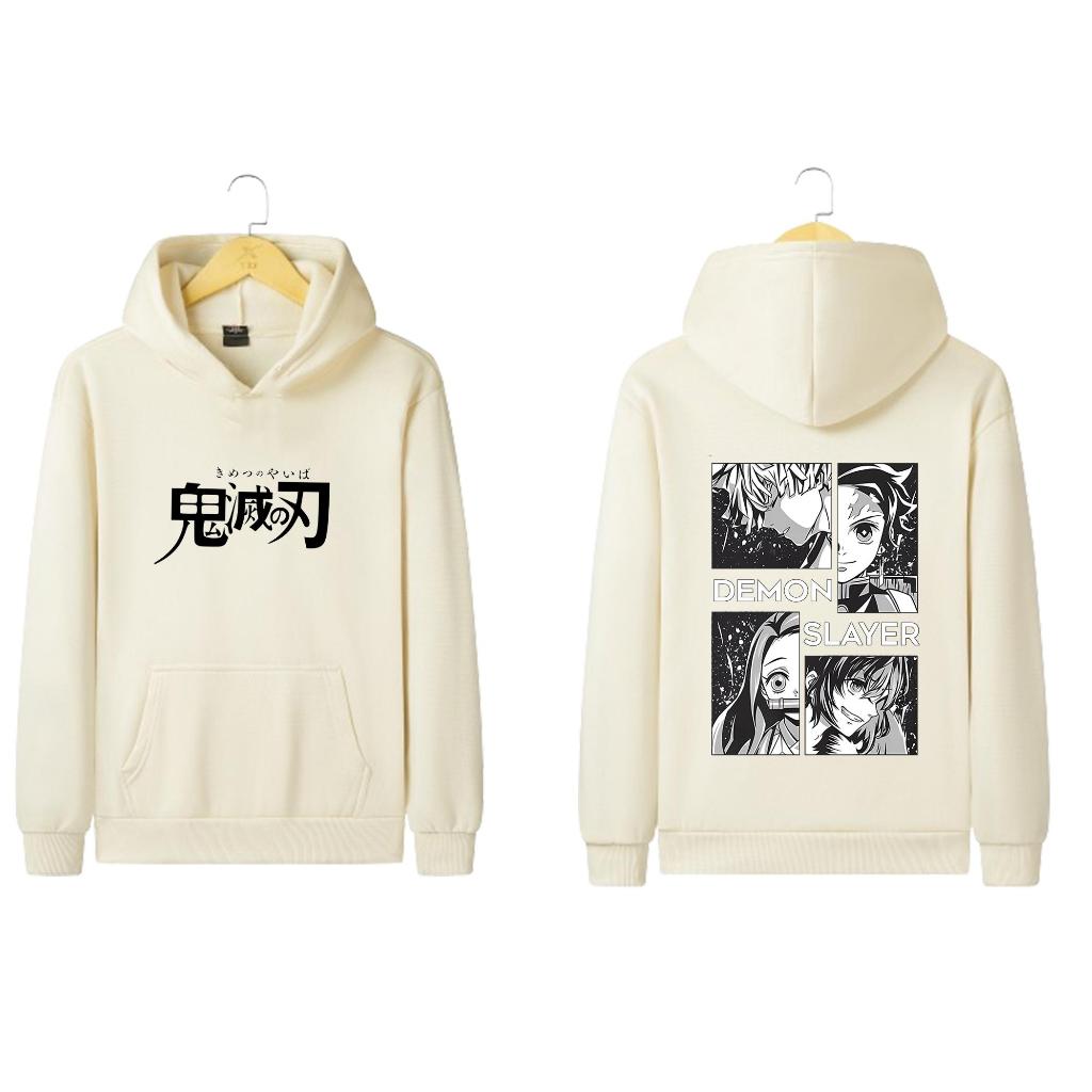 DEMON SLAYER 2 Hoodie Jacket Without Zippers | Shopee Philippines
