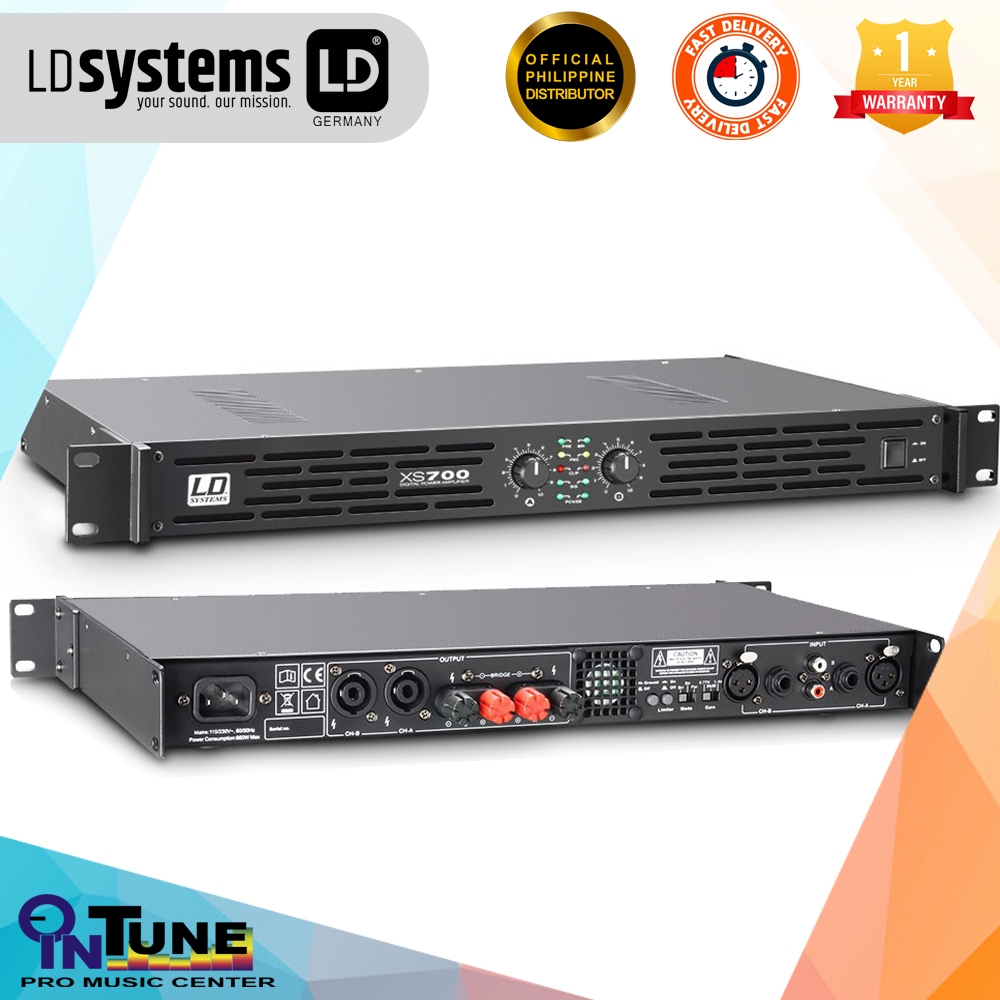 LD Systems LDXS700 PA Power Amplifier Class D | Shopee Philippines