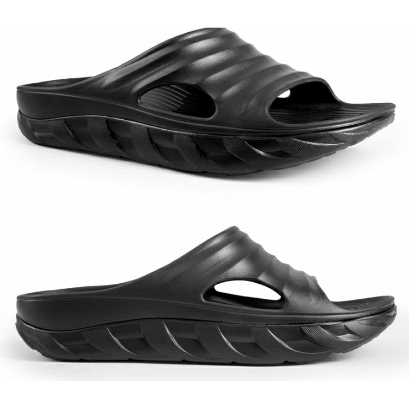 Boebal Recovery Sandals for Men Sport Slides Arch Support Thick Cushion ...