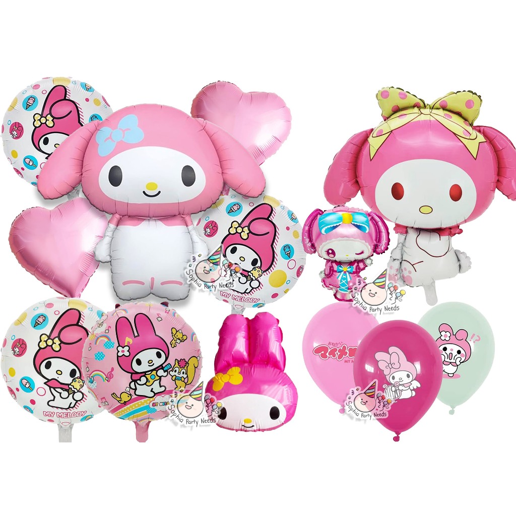 My Melody Foil Balloon Decoration From small to big sizes | Shopee ...