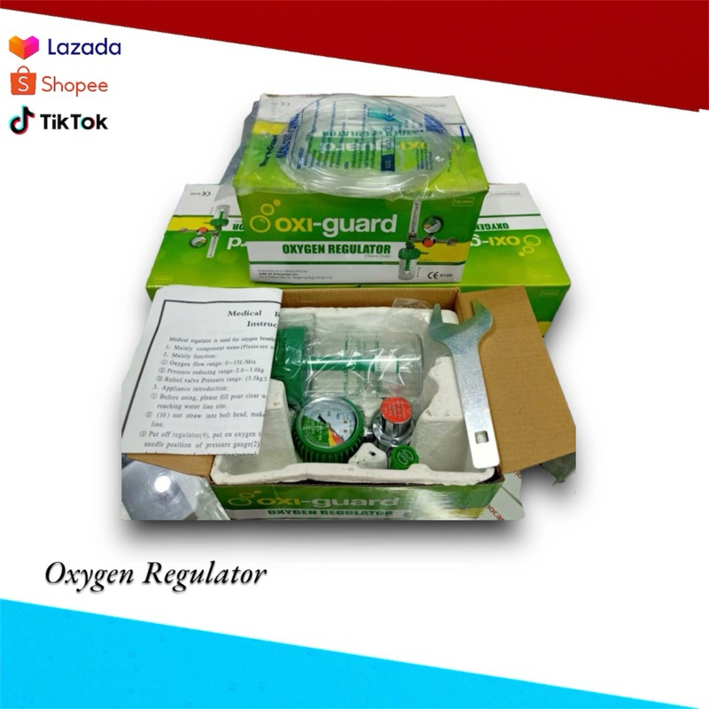 Oxygen Regulator Medical Set (Universal Fit to All Oxygen Tank).(Order ...