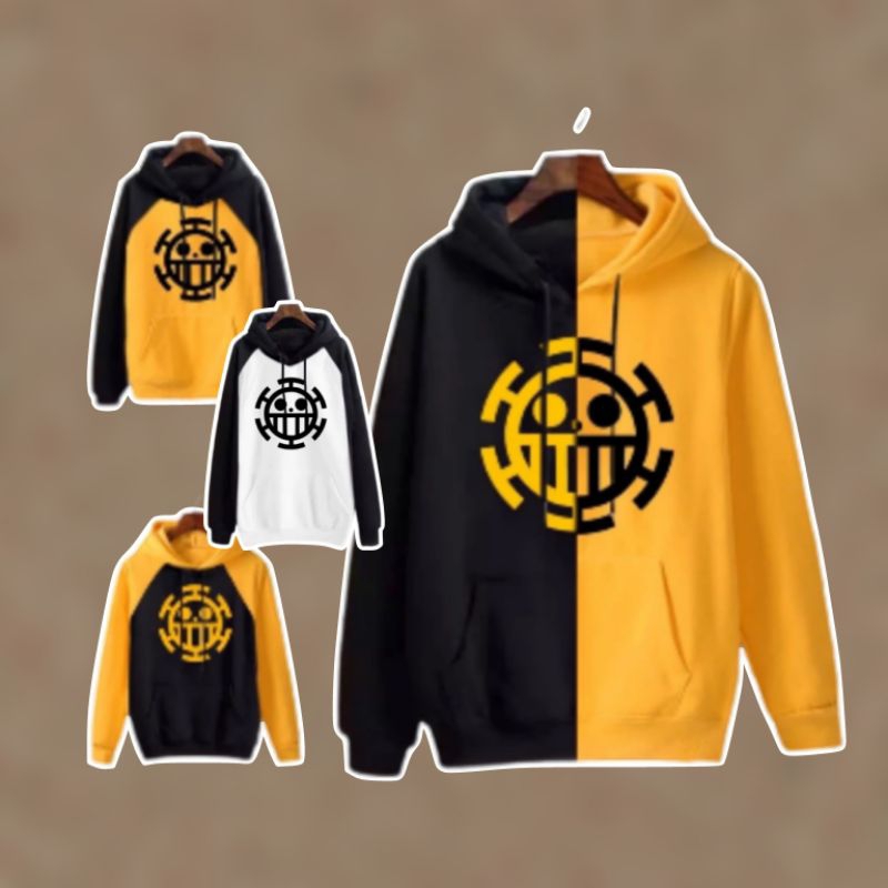 Onepiece Trafalgar Law Hoodie Jacket with sizes for kids up to adult ...