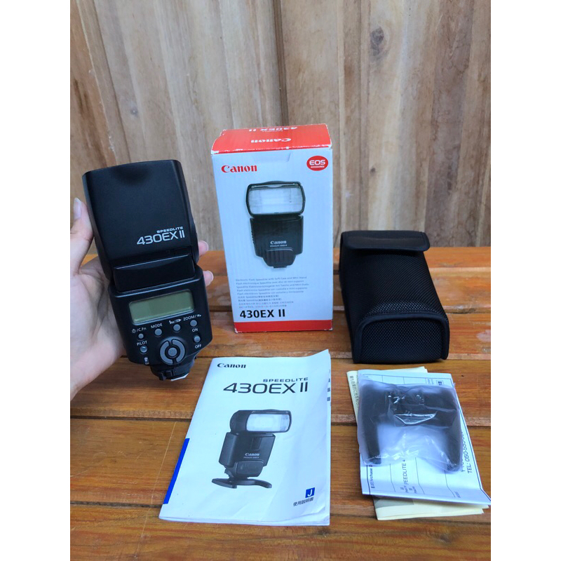 CANON SPEEDLITE 430EX II FLASH (for canon cameras) | Shopee Philippines