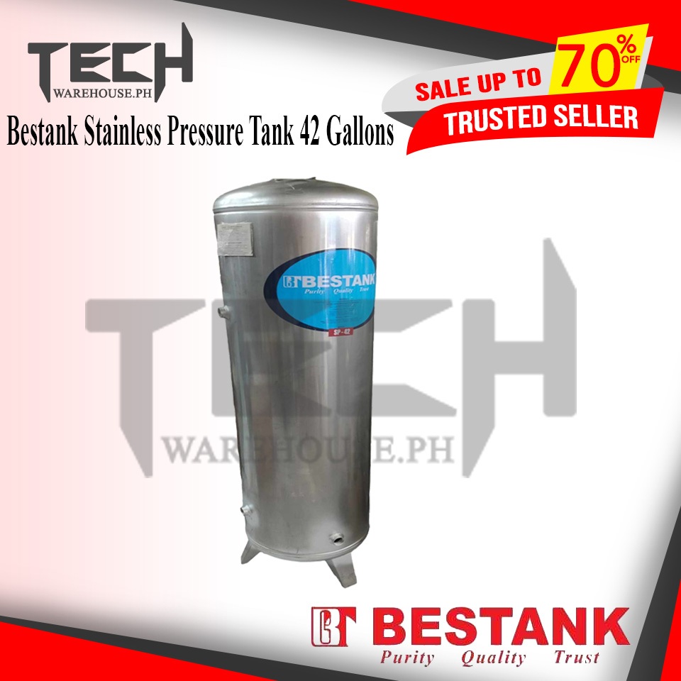 Bestank Original Stainless Pressure Tank 82 Gallons Gals | Shopee ...