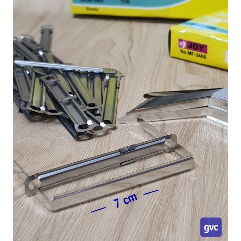 Joy Metal Fastener ( 7 cm ). (1 box) 50 set/box. | Shopee Philippines