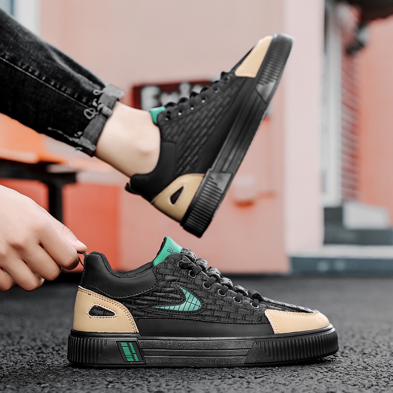 AD-ZiT 2024 New Sneakers Shoes for Men Casual thick sole Shoes Korean ...