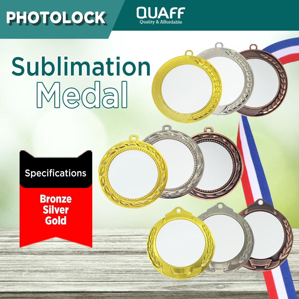 Sublimation Printable Medal Gold Silver Bronze | Shopee Philippines