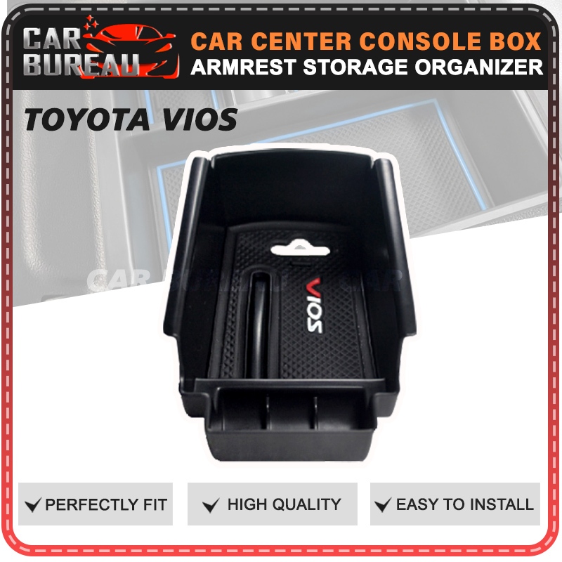Toyota Vios 2013 - 2018 Armrest Center Console Organizer Storage Tray ...