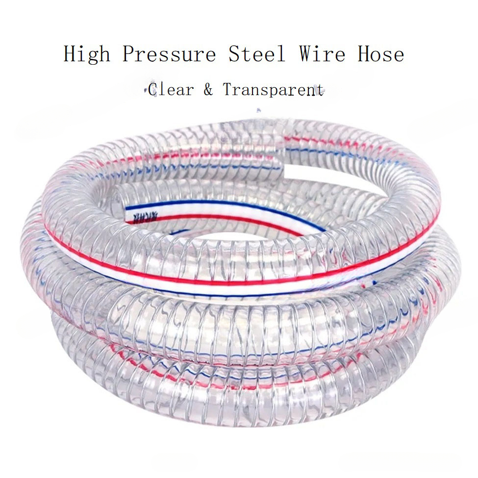 High Pressure Steel Wire Hose Transparent Pump Vaccumn High Pressure ...
