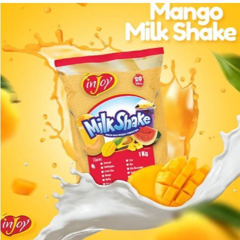 Injoy Mango Milk Shake Powder | Milkshake | 1 Kilo | Shopee Philippines