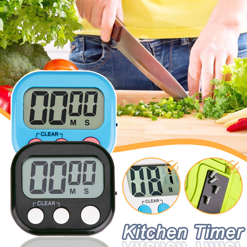 Digital Multipupose Timer Countdown Timer Magnetic Loud Alarm Clock ...