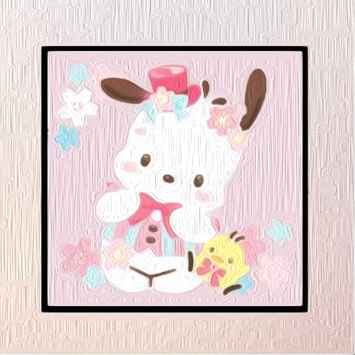 20*20 cartoon char Framed Digital Painting Pagpipinta DIY Canvas ...