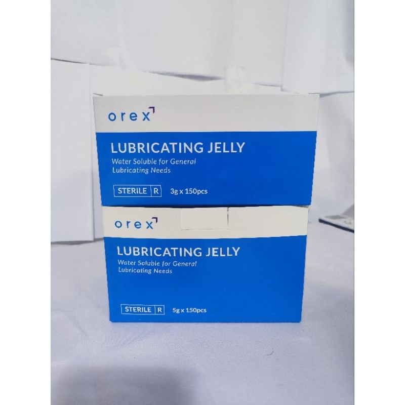 Lubricating jelly sachet 3g 5g Sachet Orex (Sold per Box) | Shopee ...