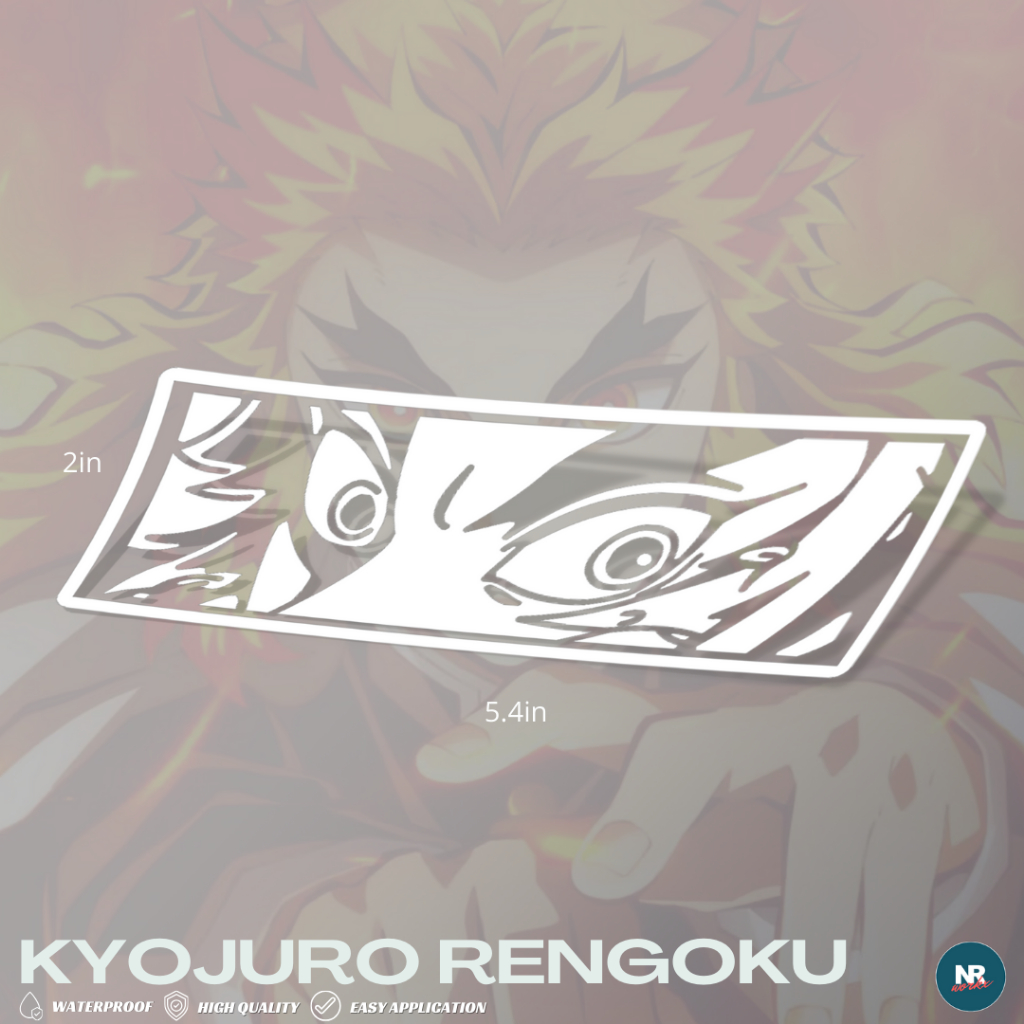 Kyojuro Rengoku Demon Slayer Anime Vinyl Decal Sticker | Shopee Philippines
