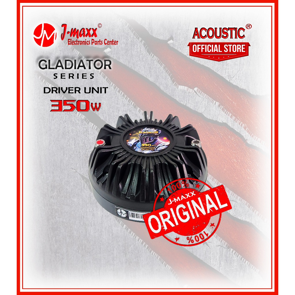 ACOUSTIC Gladiator Series 350W Professional Driver Unit | Shopee Philippines
