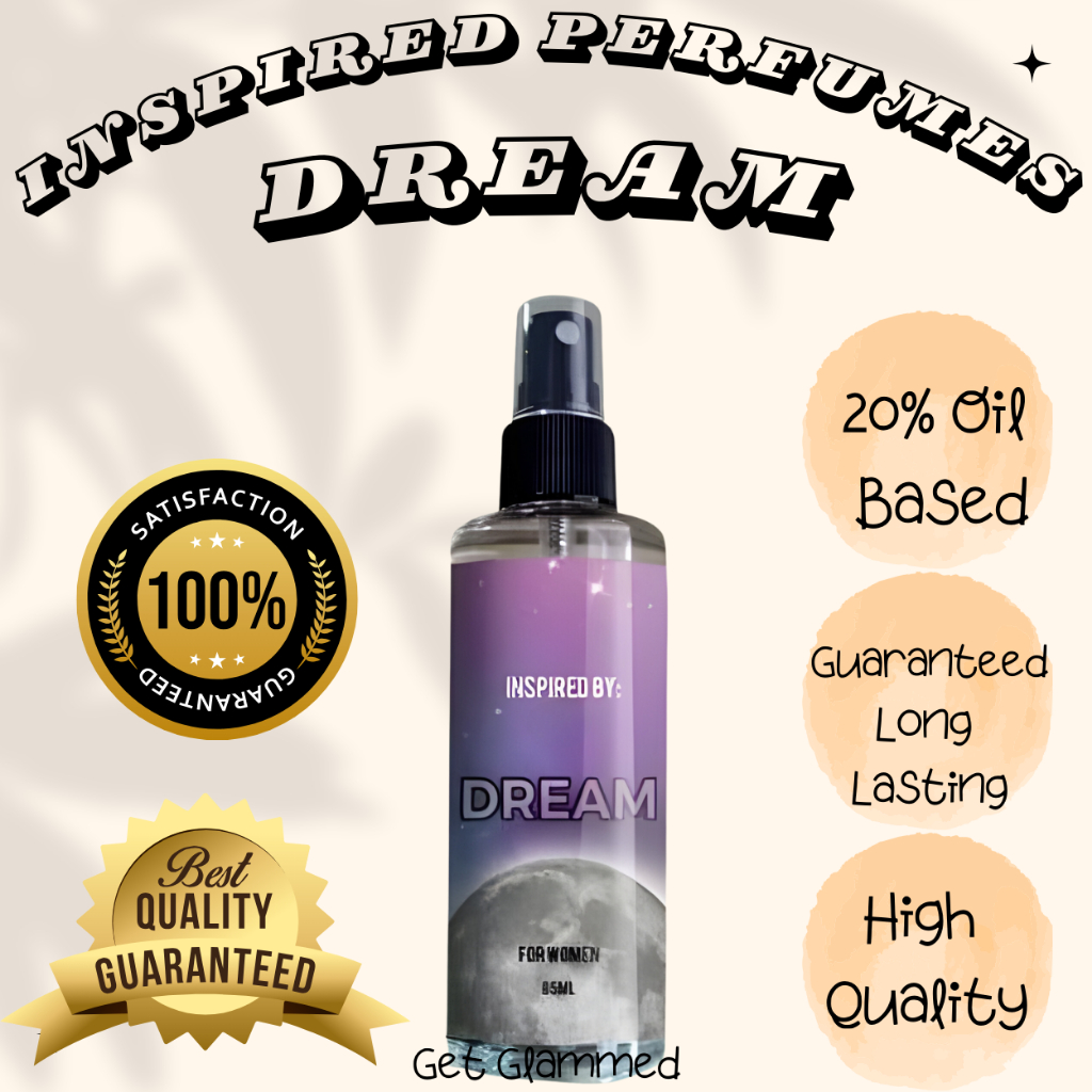 Dream Best Selling Inspired Oil Based Perfume 85ml. Women COD | Shopee ...