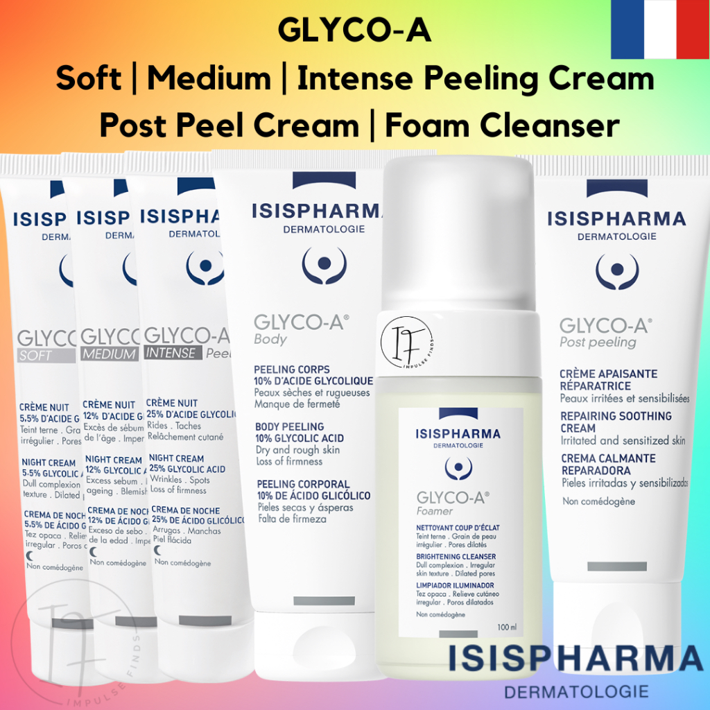 ISISPHARMA Glyco-A Soft | Medium | Intense Peeling Night Cream | Post ...