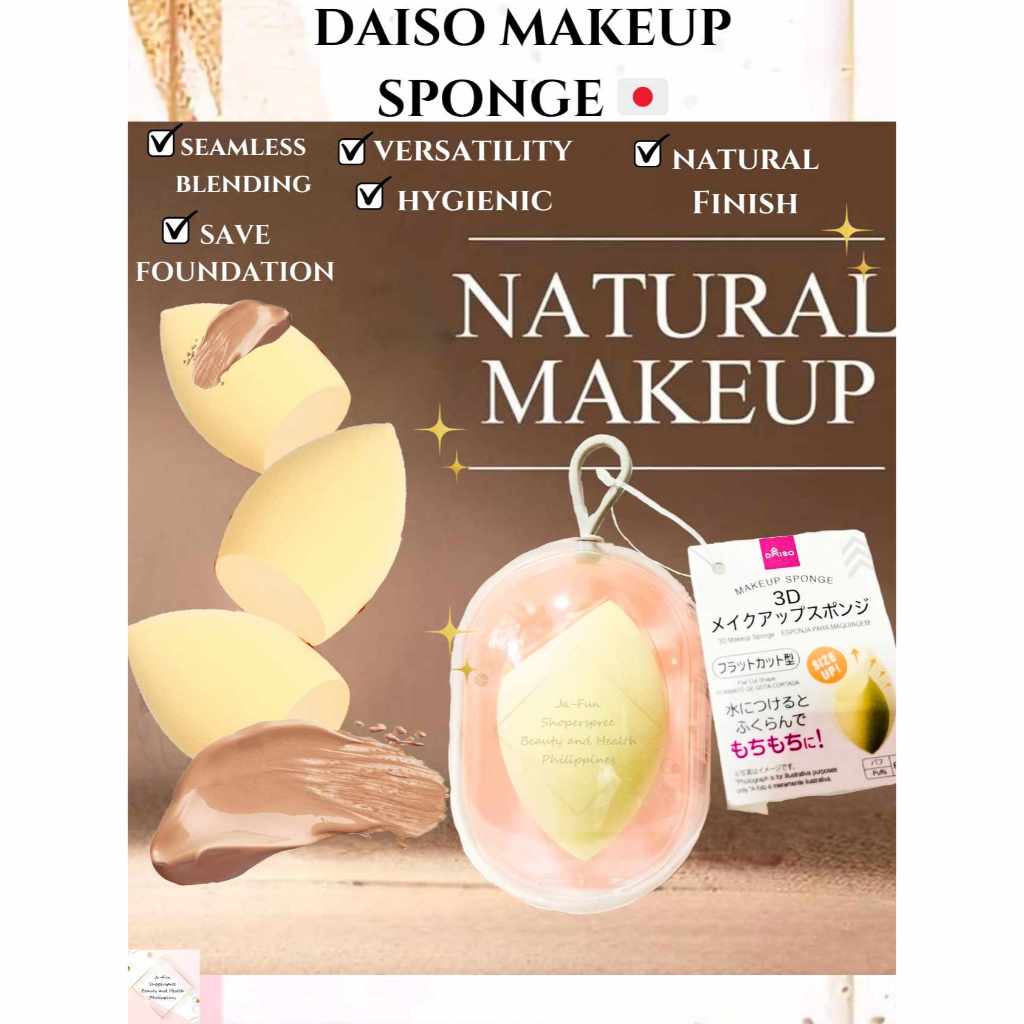 MAKEUP BLENDING SPONGE 3D HIGH QUALITY FLAT CUT SHAPE & PEAR SHAPE WITH ...